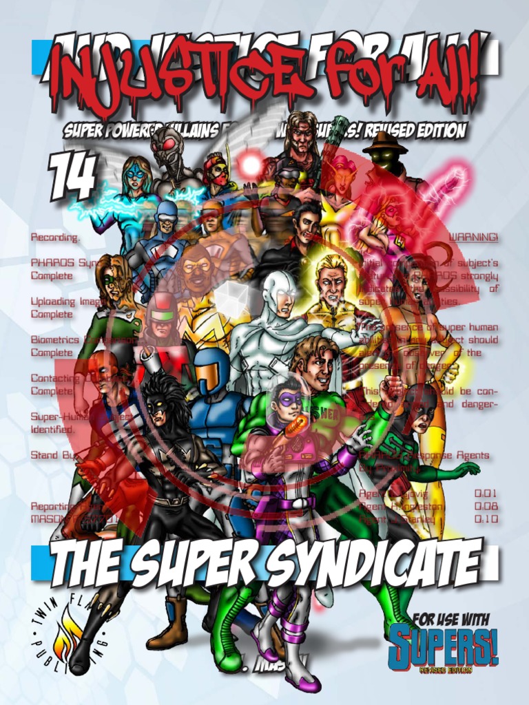 Supers! Revised Edition - Injustice For All - Super Syndicate | PDF