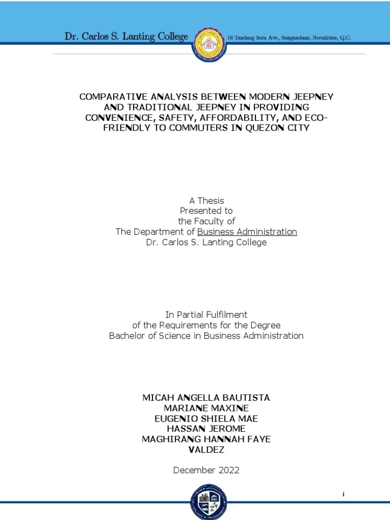 Jeepney Research | PDF | Survey Methodology | Air Pollution