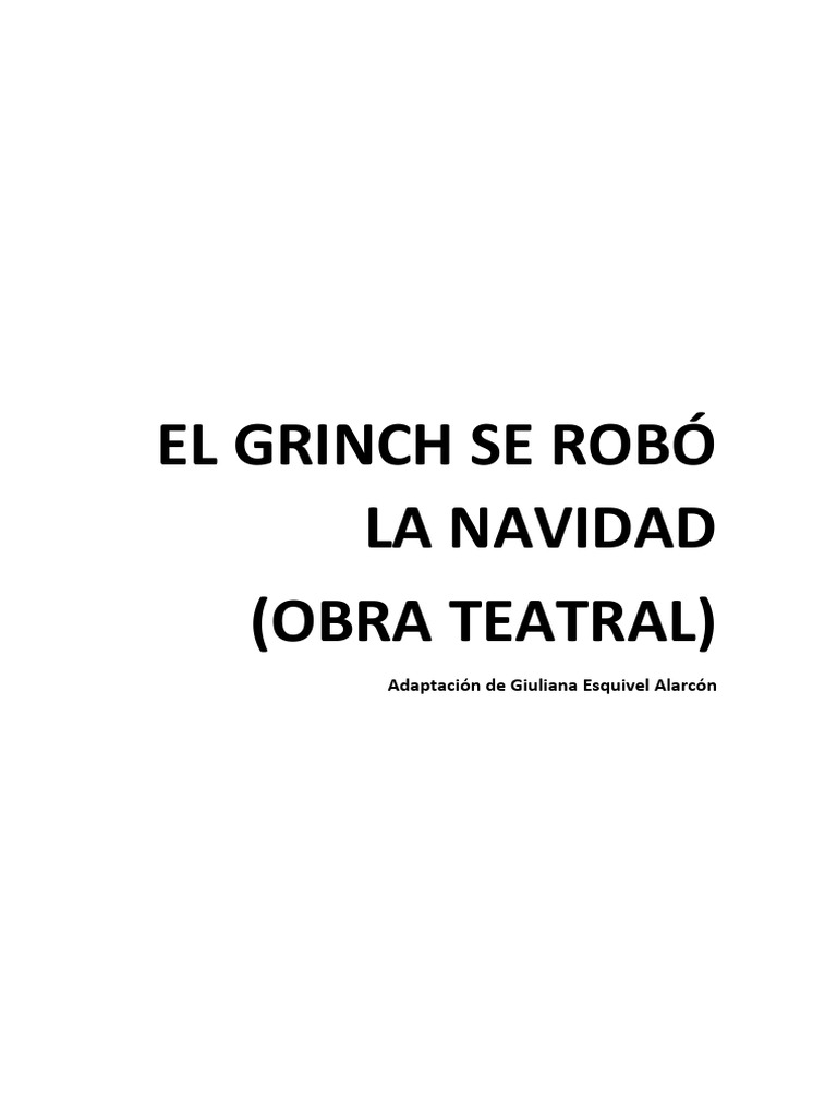 EL - GRINCH - SE - ROBO - LA - NAVIDAD - OBRA - TEATRA SHALOM (Versión ...