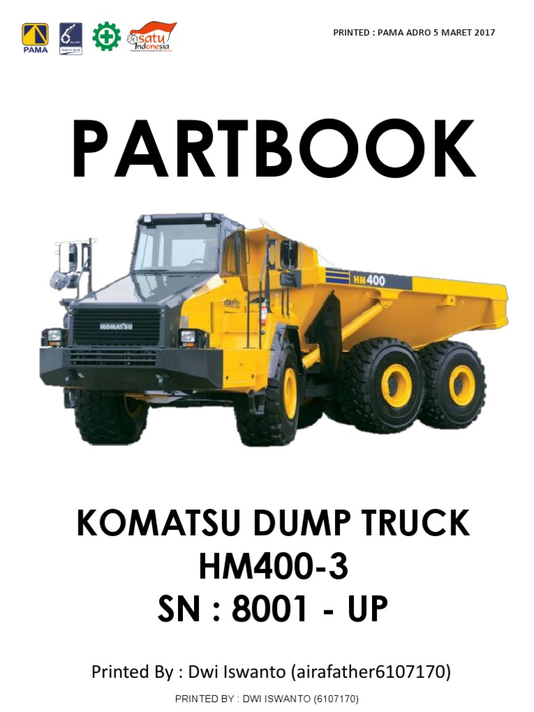 Partbook HM400-3 | PDF | Washer (Hardware) | Electrical Connector