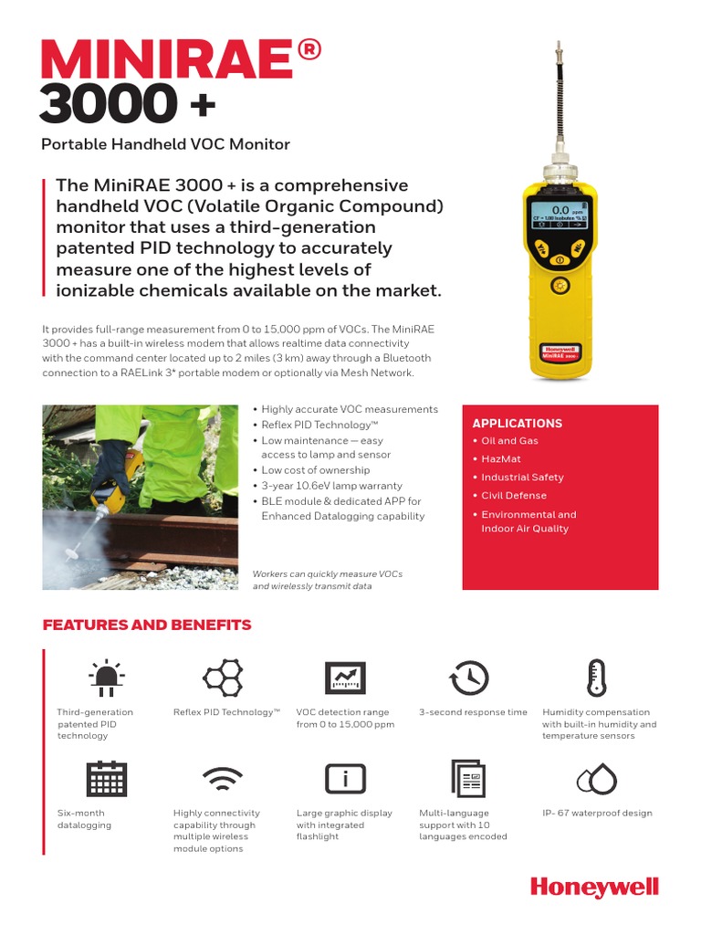 Datasheet MiniRAE2030002B EN | PDF | Volatile Organic Compound ...