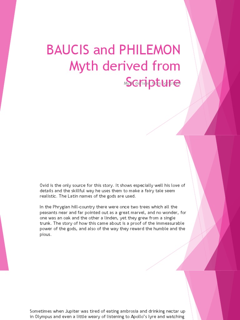 Baucis and Philemon | PDF