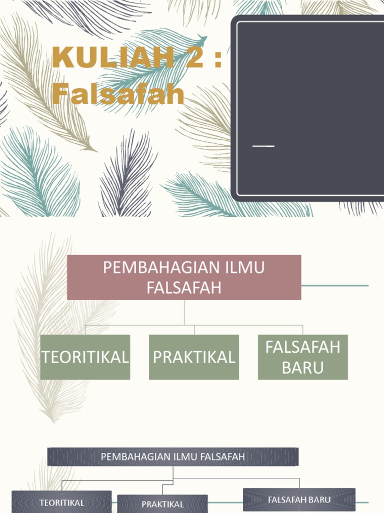 Kuliah 2 - Falsafah Dalam Kehidupan | PDF