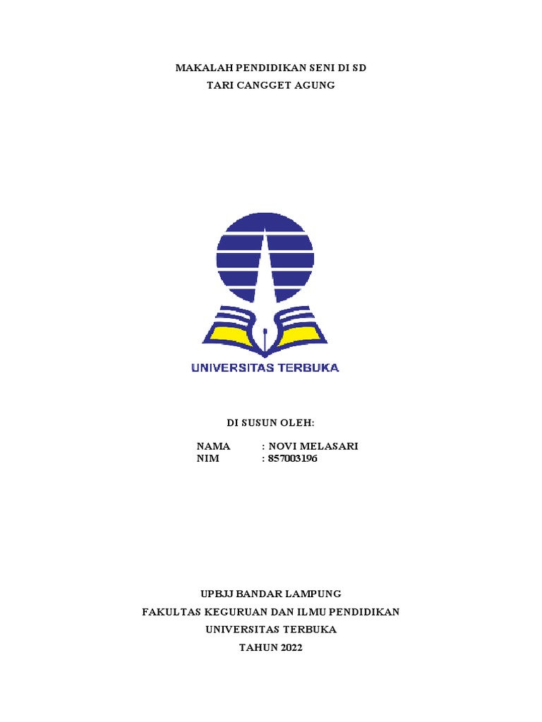 "Tari Cangget Agung: Tradisi Lampung" | PDF | Seni