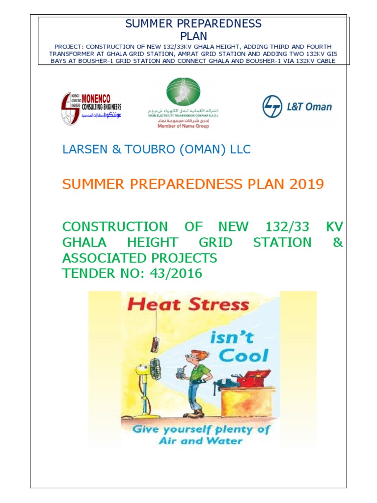 Summer Preparedness Plan | PDF