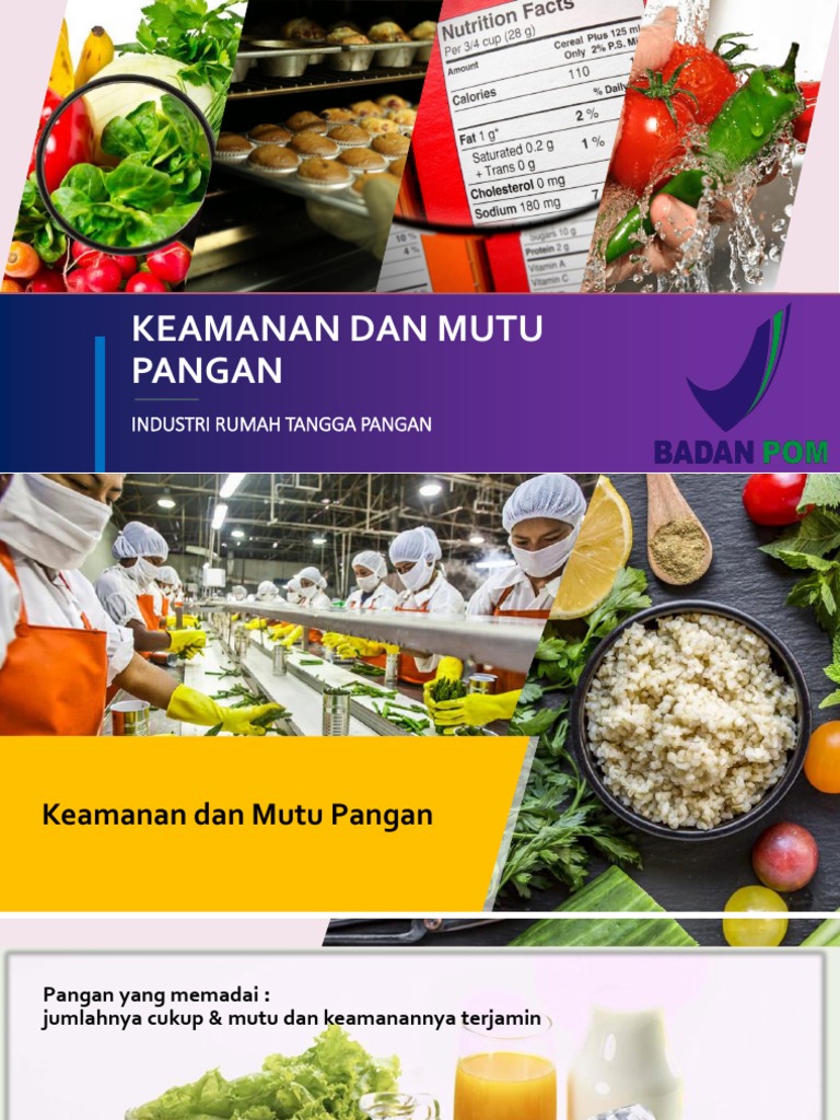 Keamanan Dan Mutu Pangan | PDF