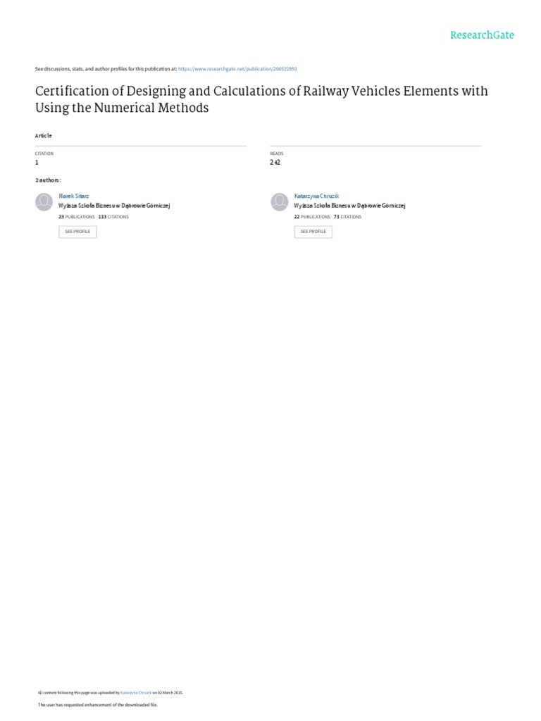 Certification of Designing and Calculations of Rai | PDF | Finite ...