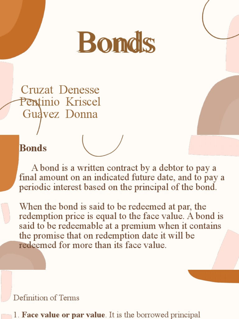 Bonds - Cruzat Pentinioguavez 1 | PDF | Bonds (Finance) | Interest