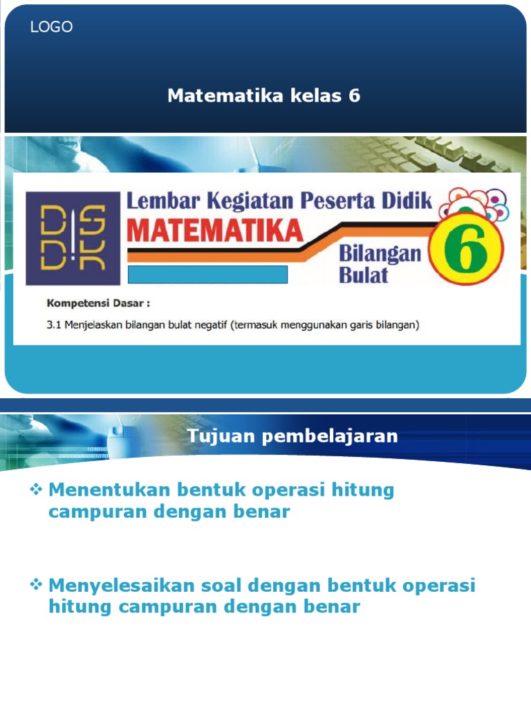 5.menentukan Bentuk Operasi Bilangan Bulat | PDF