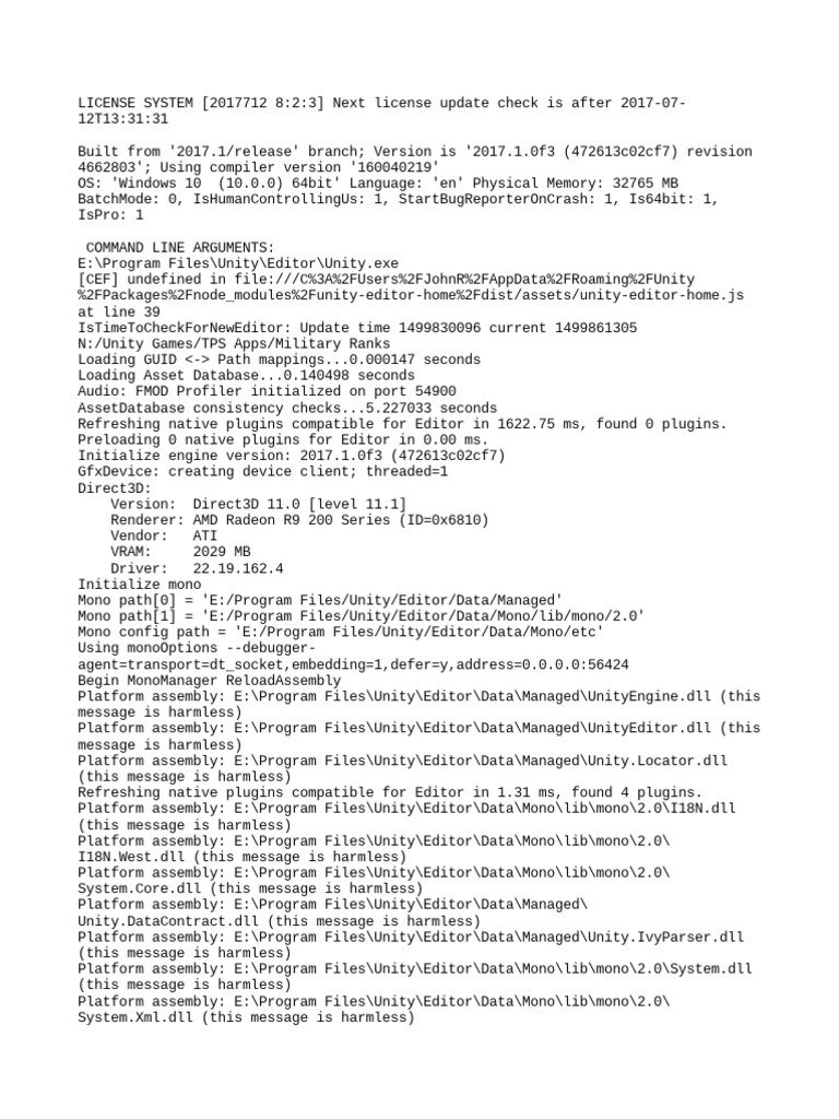 Editor | PDF | Unity (Game Engine) | Library (Computing)
