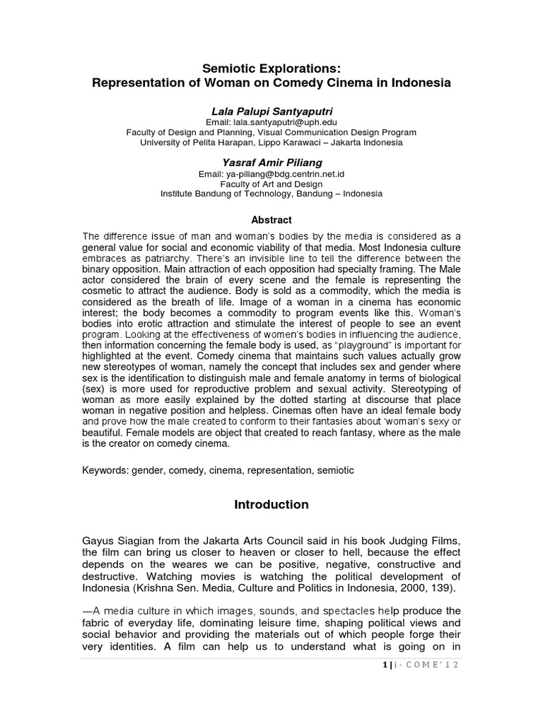 166 Semiotic Explorations Representation of Woman 1211291424 | PDF