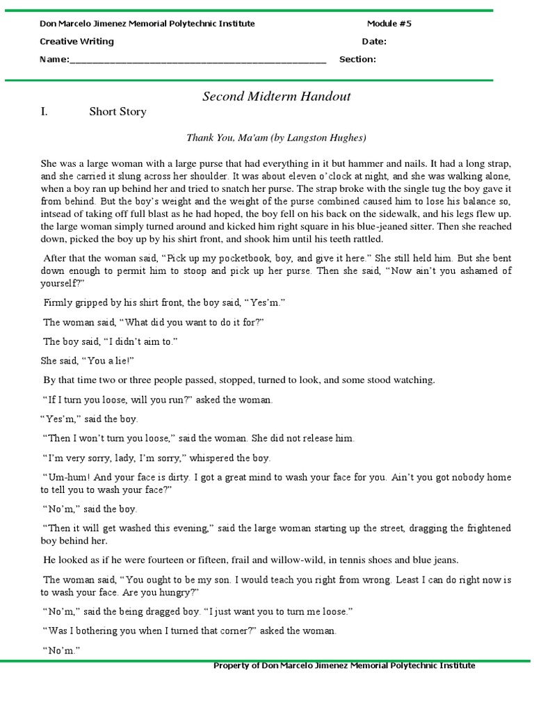 Creative Writing Module #5 | PDF