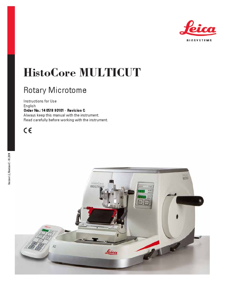 Histocore Multicut | PDF | Knife | Blade