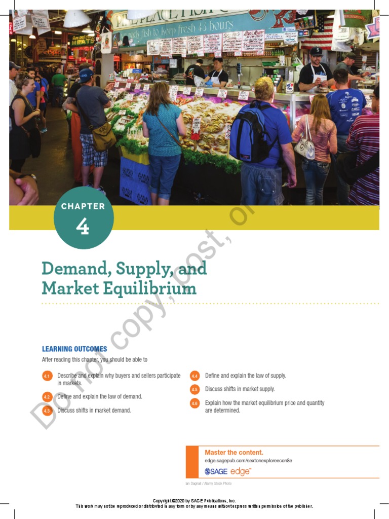 Chapter 4 Demand, Supply, and Market Equilibrium | PDF | Supply And ...