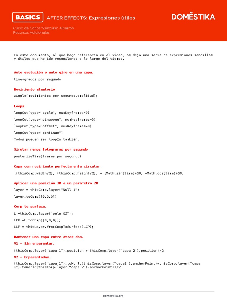 C5 U2 02 Expresiones Utiles ES | PDF | Informática