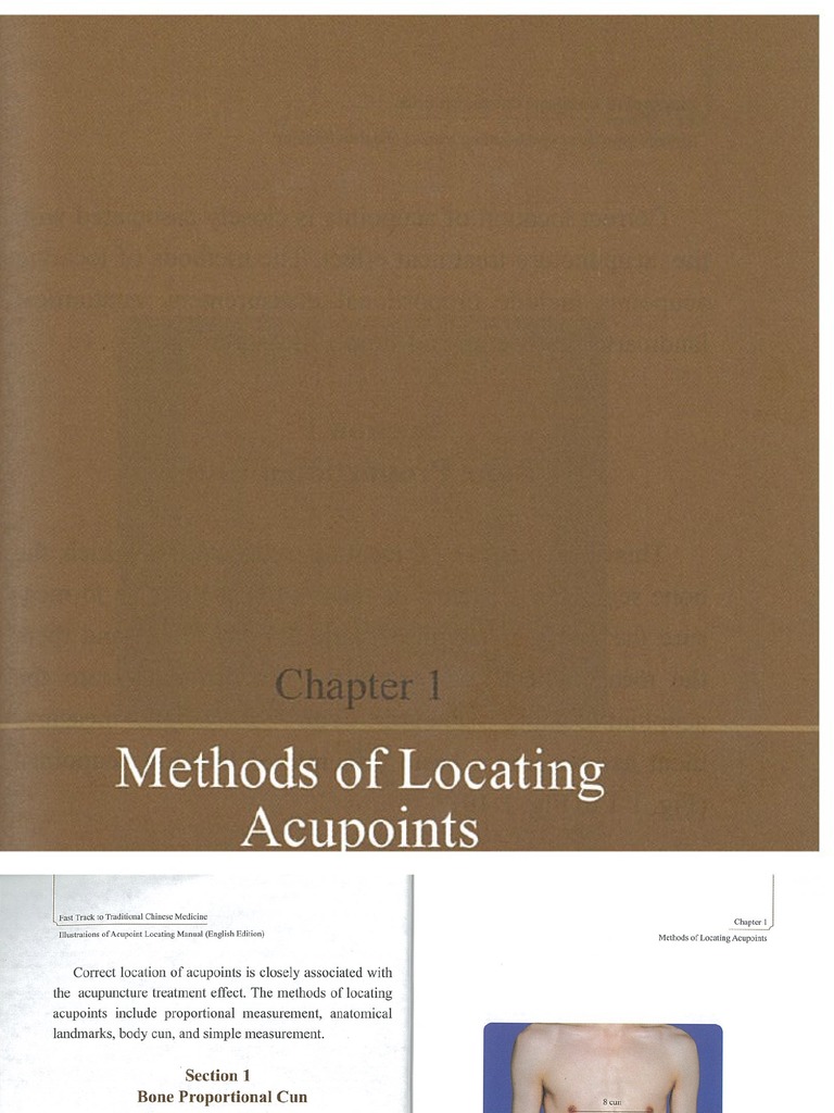 Illustrations of Acupoint Locating Manual | PDF