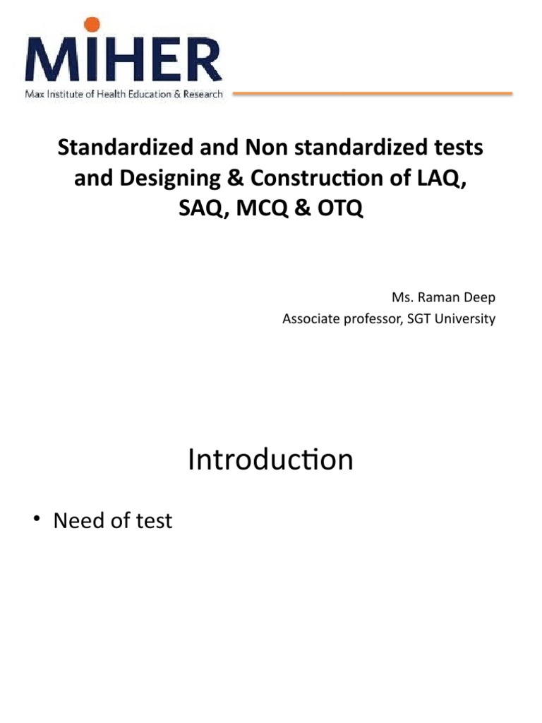 Designing & Construction of LAQ, SAQ | PDF