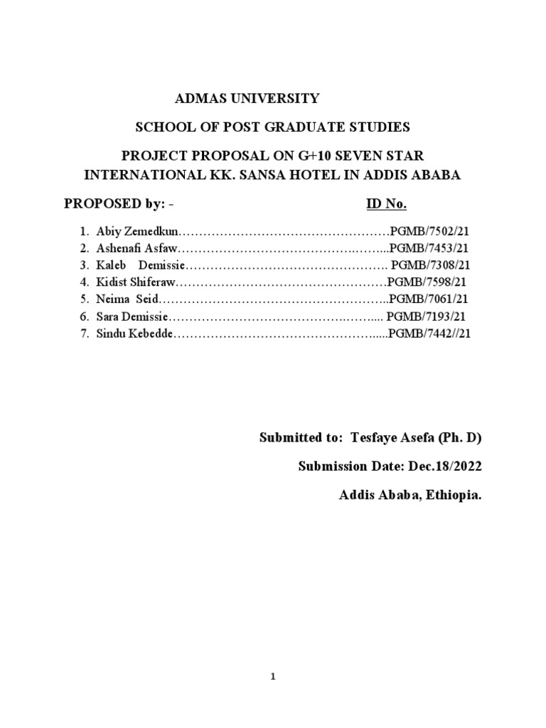 Project Proposal and Feasibilty Edited | PDF