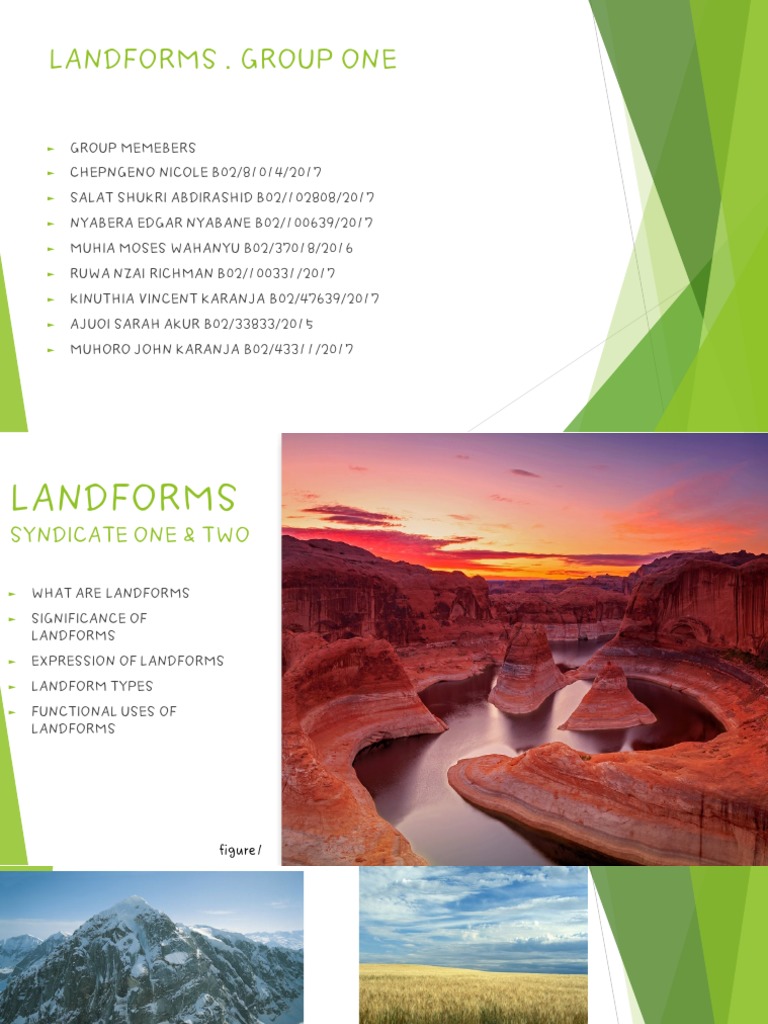1 - Landfroms | PDF | Contour Line | Landscape