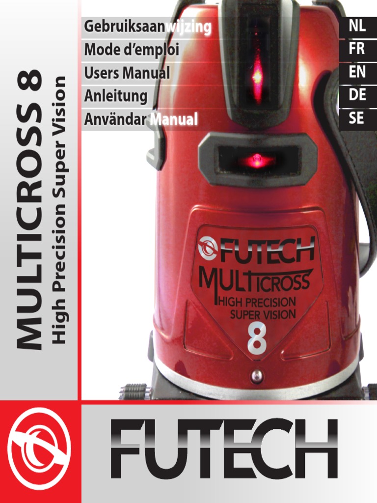 Handleiding Futech Multicross 8 RED 041.08 | PDF