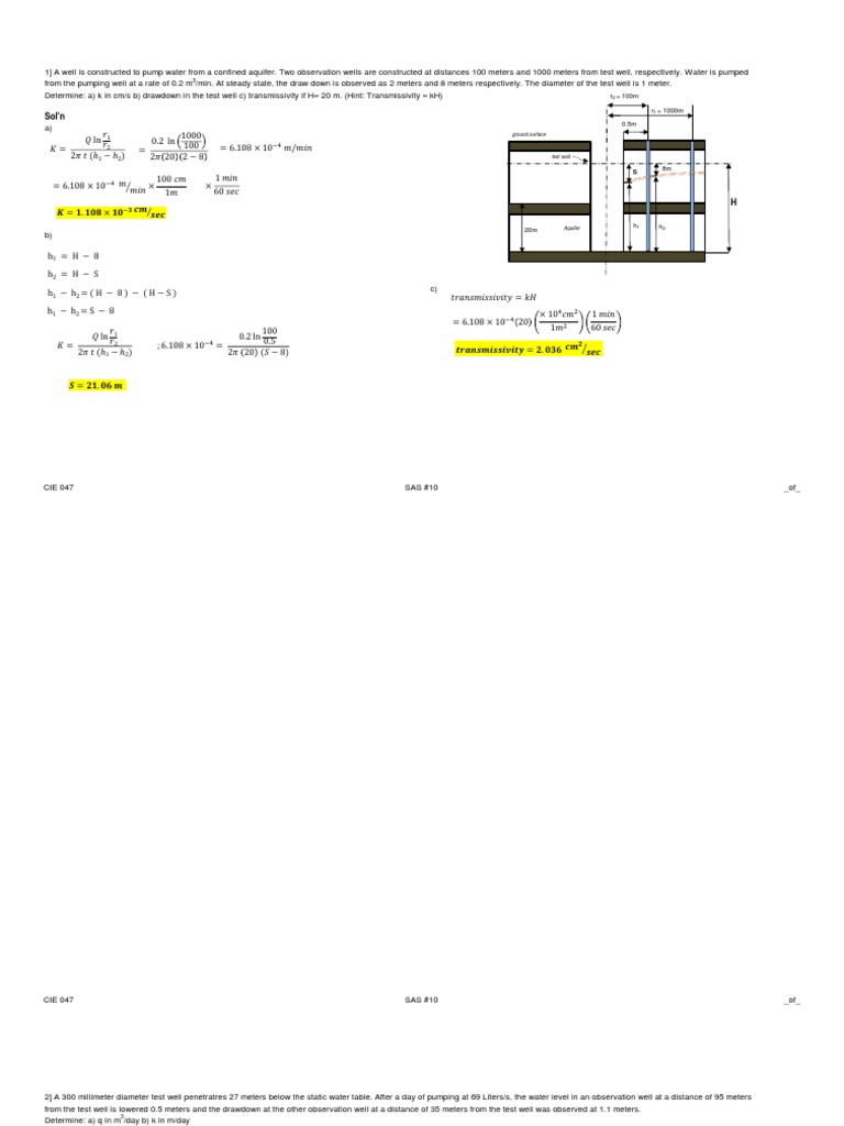 Geotechnical Engineering 1 - (Permeability) | PDF | Continuum Mechanics | Applied And ...
