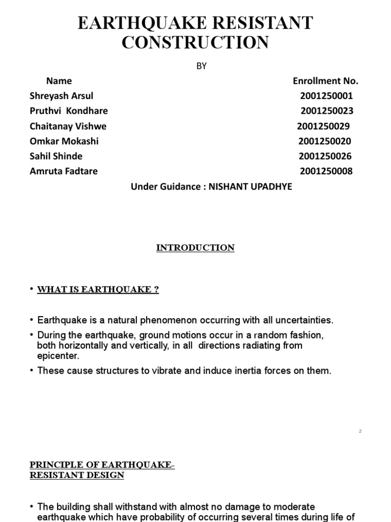 CPP PPT 3 | PDF | Earthquake Engineering | Earthquakes