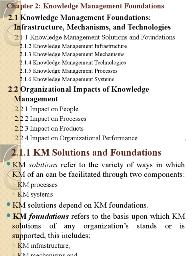 Chapter 2 KM Foundations | PDF | Knowledge Management | Economies Of Scale