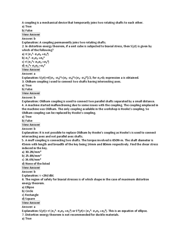 MCQ Unit 2 DME | PDF MCQ Unit 2 DME | PDF
