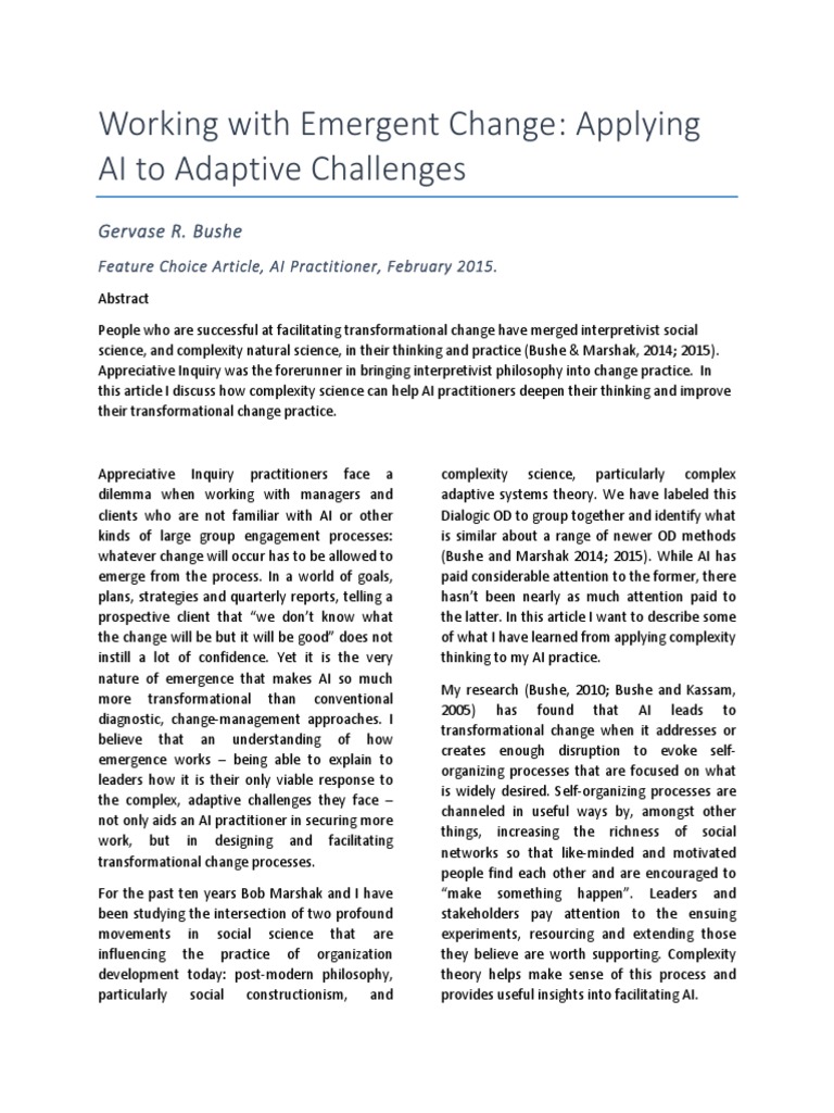 Emergent AI | PDF