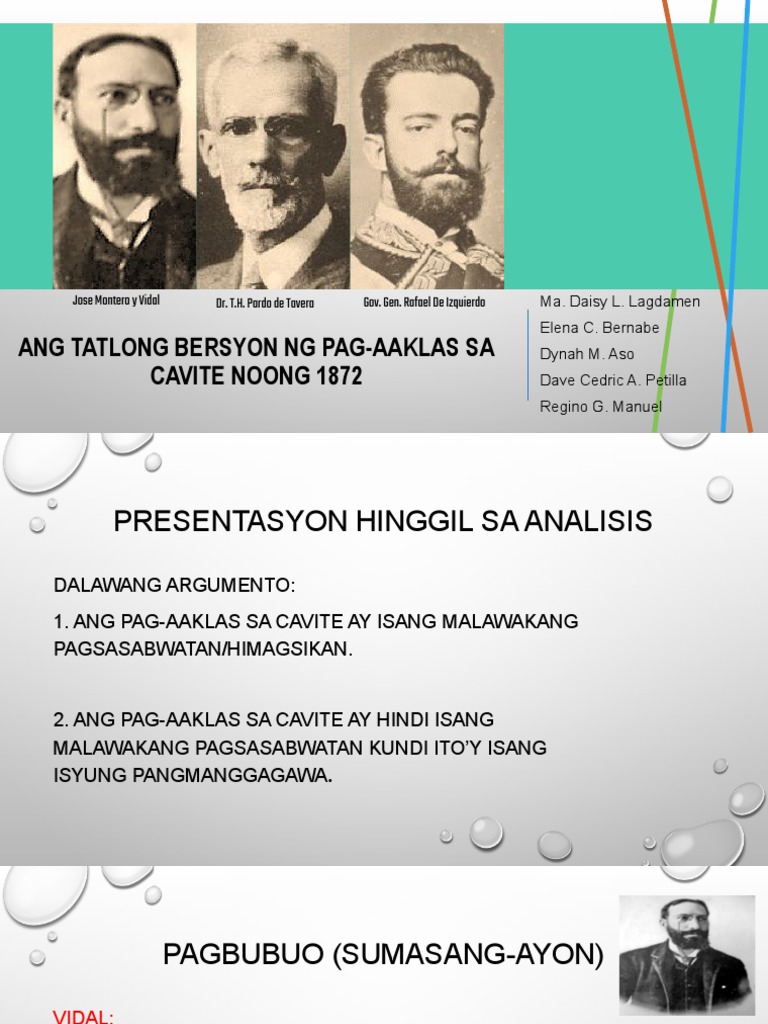 Pag-Aaklas Sa Cavite Noong 1872 (Powerpoint Presentation) | PDF