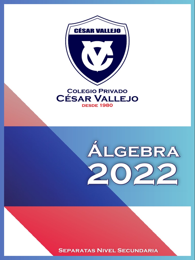 Álgrebra 3ro Sec | PDF | Ecuaciones | Álgebra