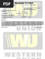 Western Union Money Transfer Receipt PDF | PDF | Wire Transfer ...