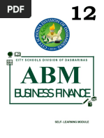 Business Finance Module 1 Abm Grade12 | PDF | Securities (Finance ...