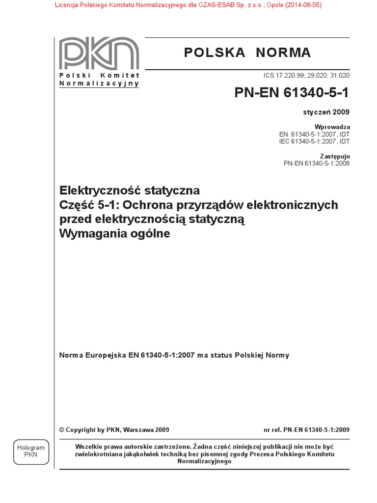 Din En 61340 5 1 Pdf , ESD Standards information – UODP