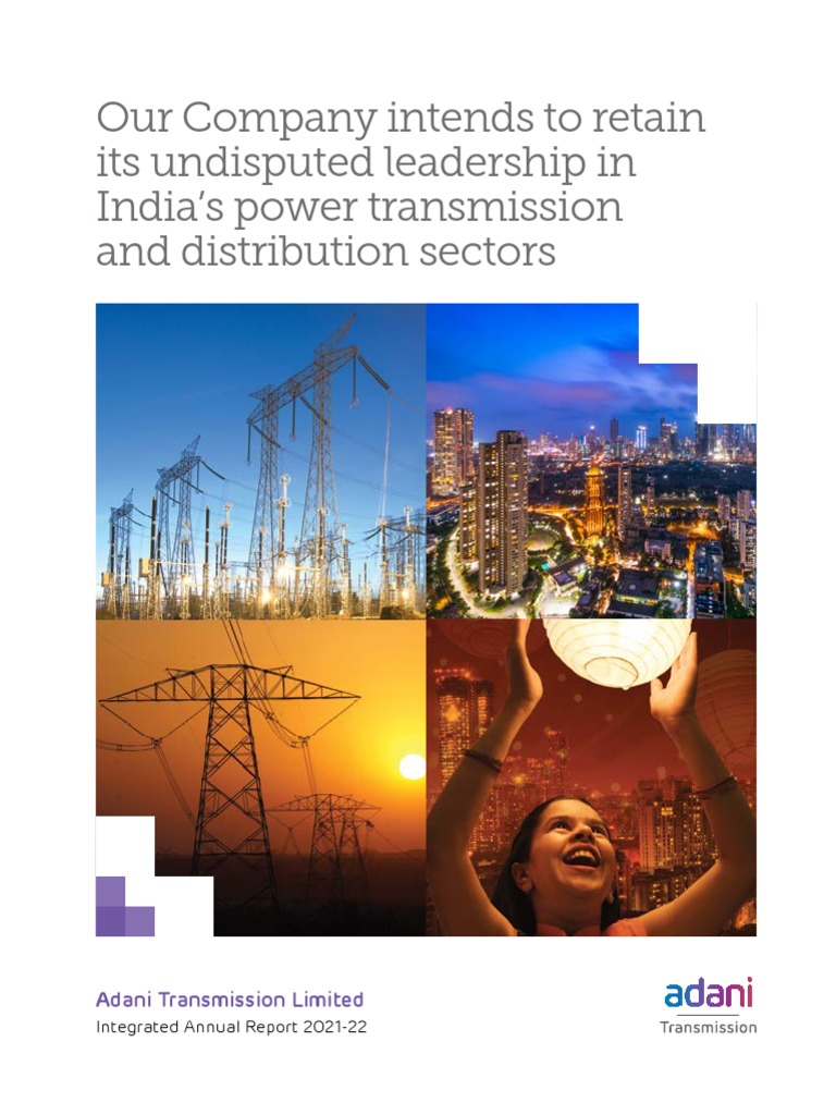 Adani Transmission Integrated Report 2021-22 | PDF | Business