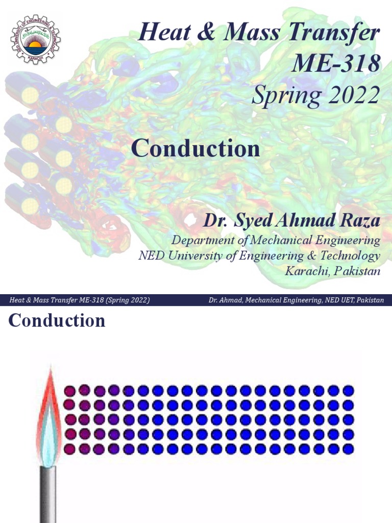 NED UET Heat Transfer Course Overview | PDF | Thermal Conduction | Heat