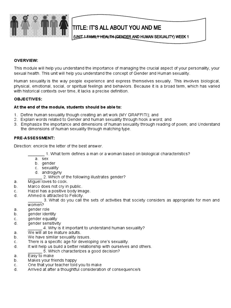 Module Week 1 | Download Free PDF | Gender Studies | Gender