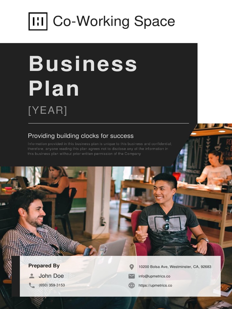 Co Working Space Business Plan Example | PDF | Revenue | Value Added Tax