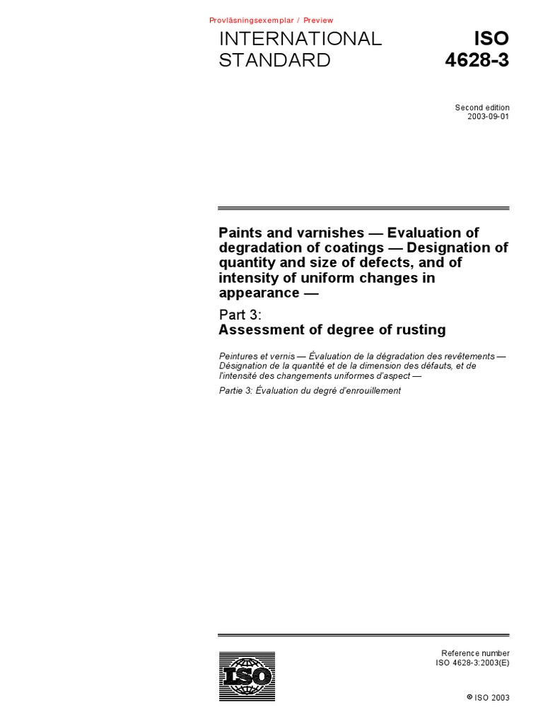 Iso 4628 3 2003 en FR PDF | PDF | International Organization For ...