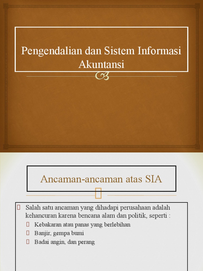Pengendalian Dan Sistem Informasi Akuntansi | PDF Pengendalian Dan Sistem Informasi Akuntansi | PDF