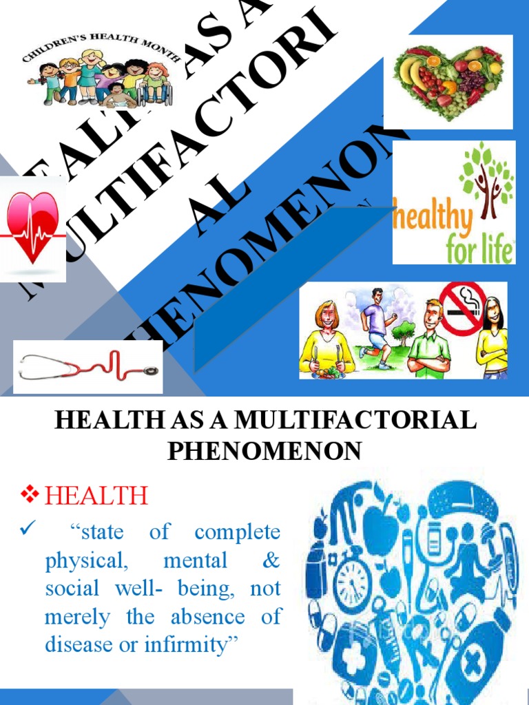 Health As A Multifactorial Phenomenon. | PDF | Behavior | Behavioural Sciences