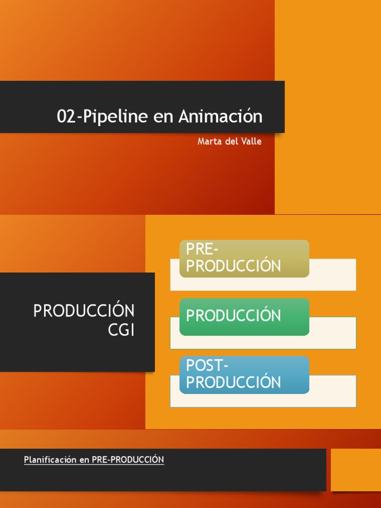 Pipeline Animaci n PDF Cine