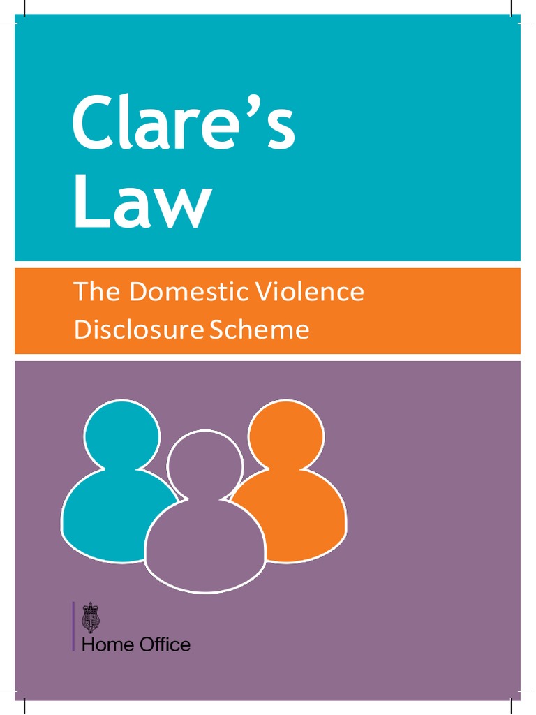 Clare's Law: The Domestic Violence Disclosure Scheme | PDF | Domestic ...