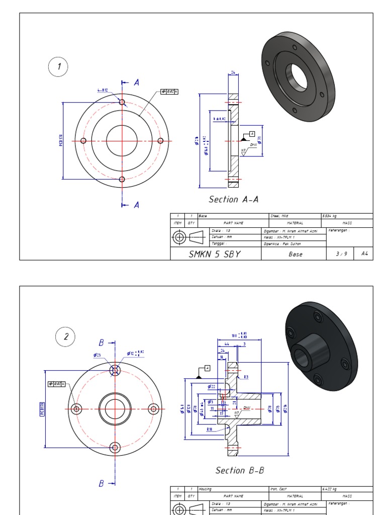 Belt Press Working Drawing | PDF | Economic Sectors | Mechanical ...