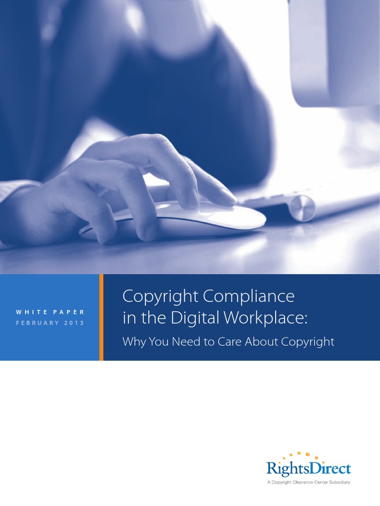 White Paper Copyright Compliance Digital Age RD | PDF | Copyright ...