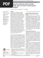 Cook Purdam 2009 - Continuum Model | PDF | Tendon | Clinical Medicine