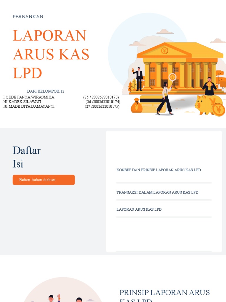 Laporan Arus Kas LPD Kelompok 12 | PDF | Bisnis | Hukum