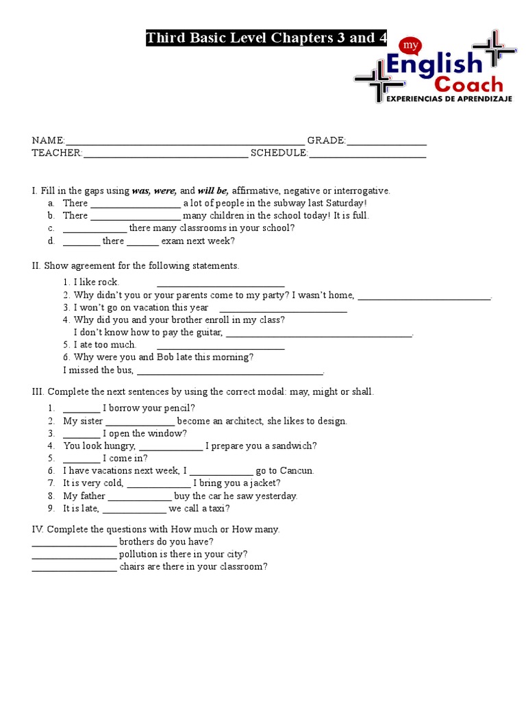 Bas 3 CH 3 and 4 | PDF