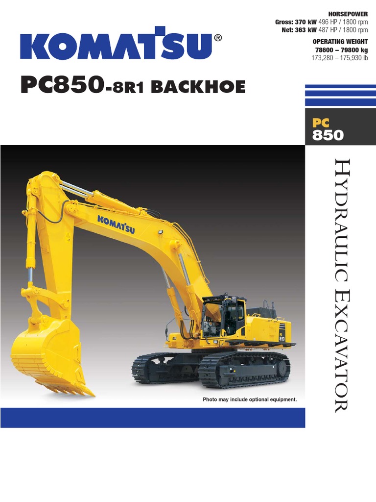 PC850SE-8R1 Komatsu Specification | PDF