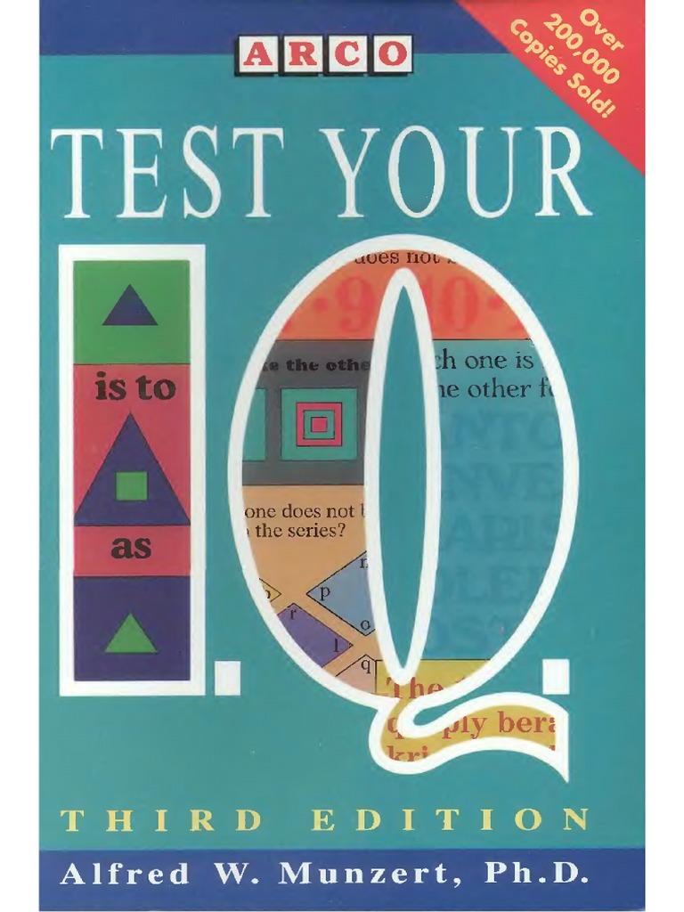 Test Your I.Q. | PDF | Intelligence Quotient | Intelligence